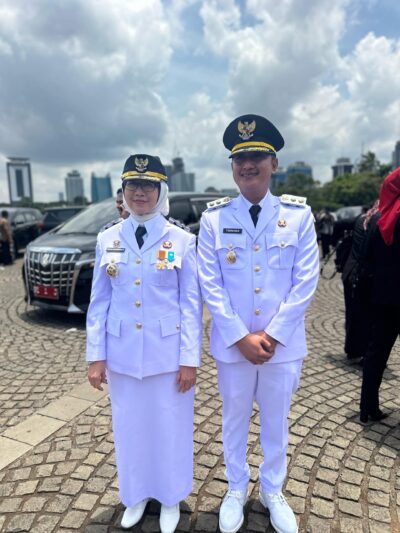 Indah Amperawati dan Yudha Adji Kusuma Resmi Jabat Bupati dan Wakil ...